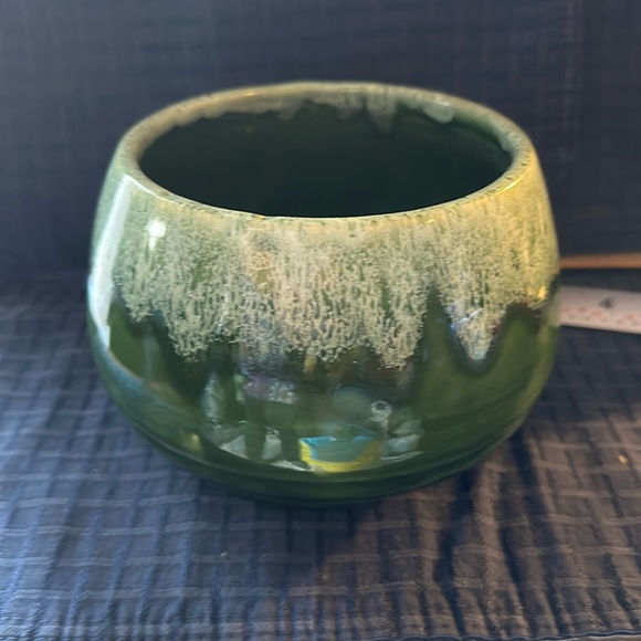 MCM | Accents | Mcm Drip Glazed Planter | Poshmark